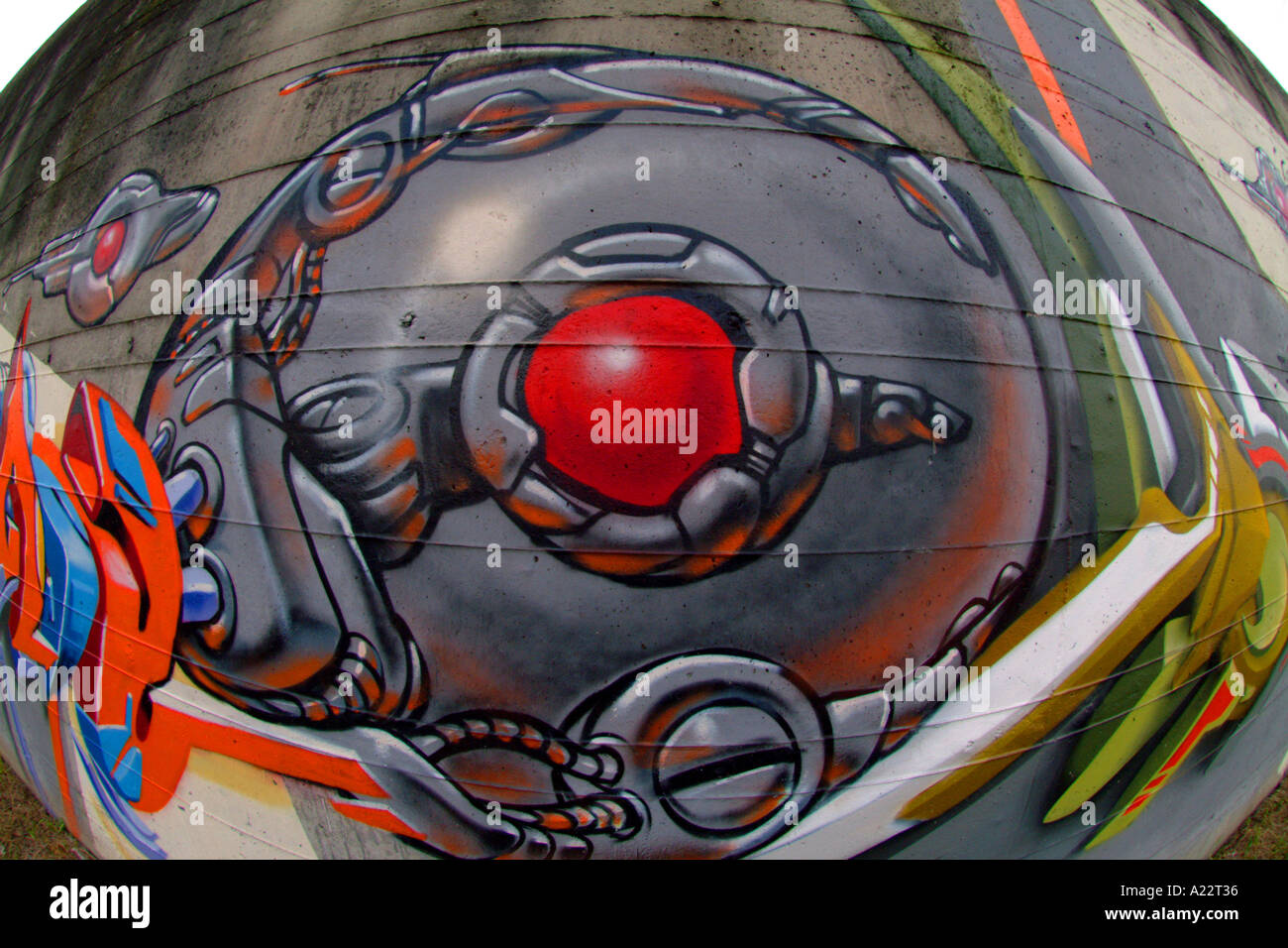 graffiti wall Rome Italy Stock Photo - Alamy