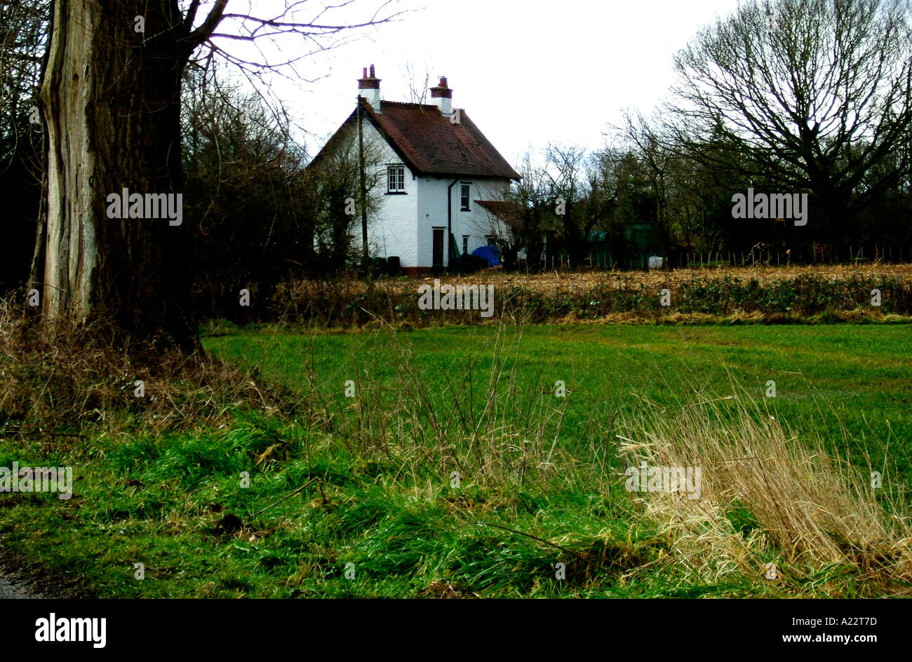 isolated country cottage Stock Photo - Alamy
