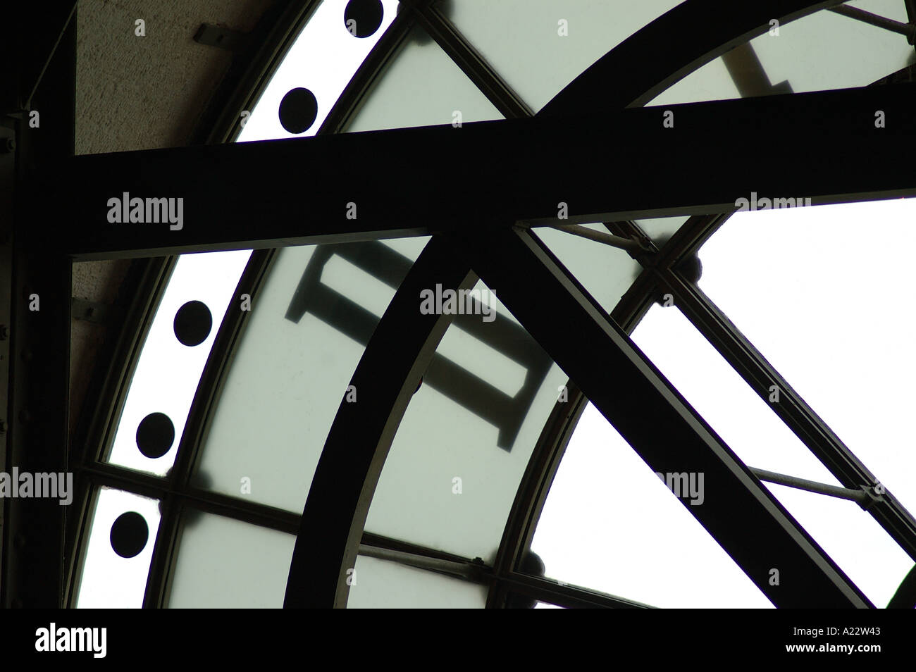 Inside the clock at the Musee d Orsay Paris France Stock Photo - Alamy
