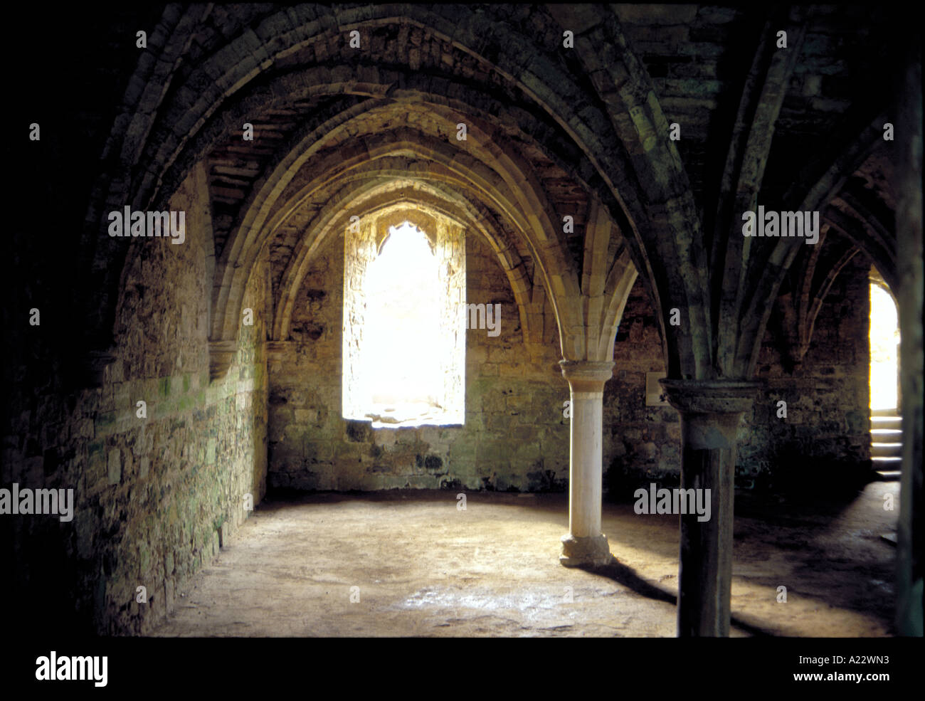 Interior of tintern abbey hi-res stock photography and images - Alamy