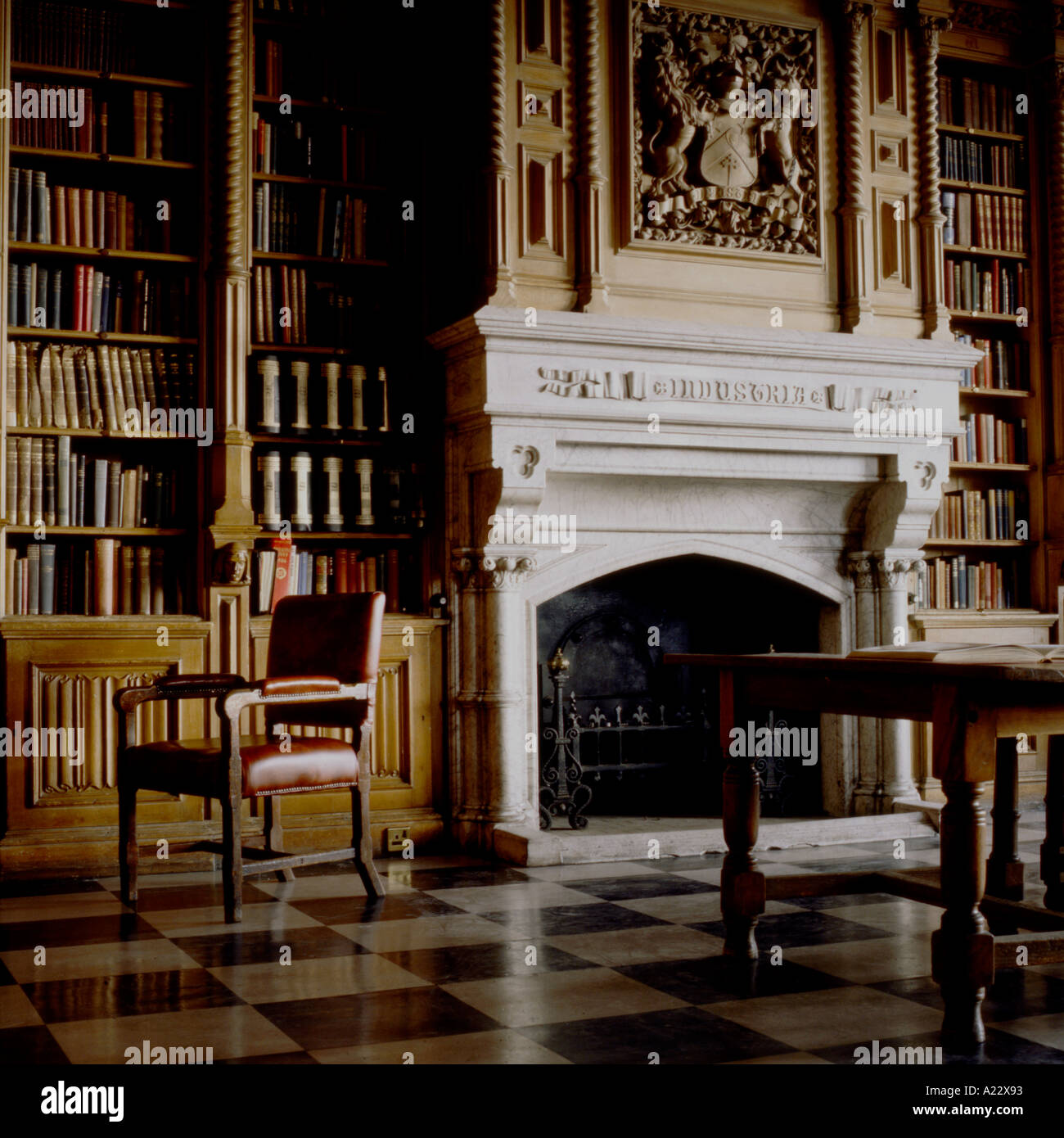 Study fireplace hi-res stock photography and images - Alamy