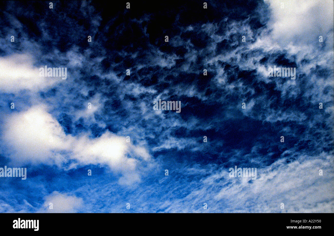Cumulus Patterns in the Sky Stock Photo - Alamy