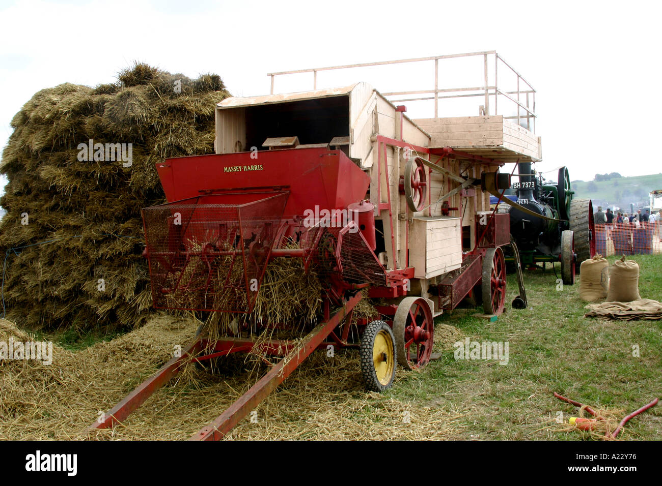 Marshall threshing machine hi-res stock photography and images - Alamy