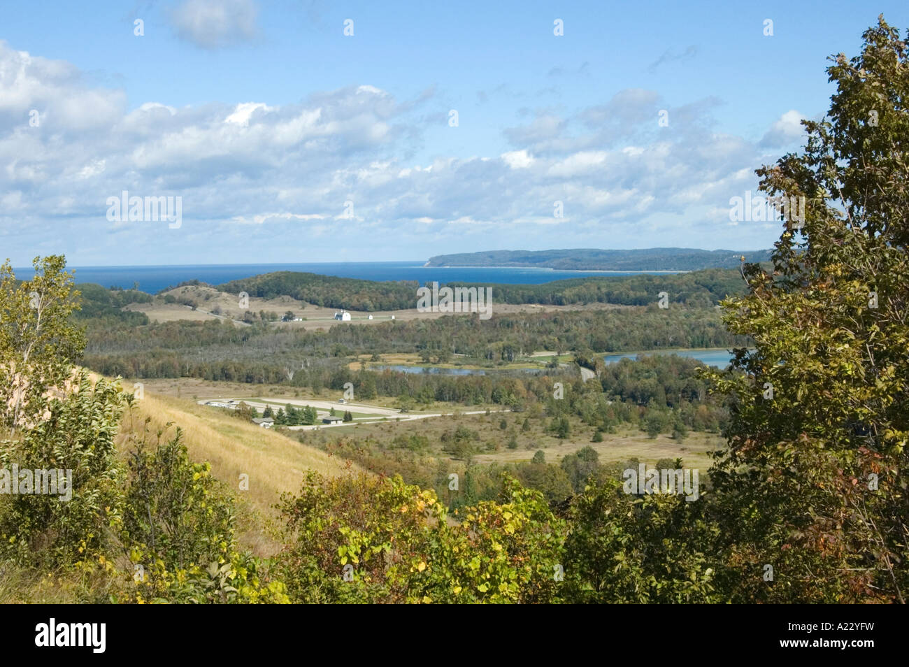 Sleepy Bear Sand Dunes National Park Michigan USA Stock Photo - Alamy