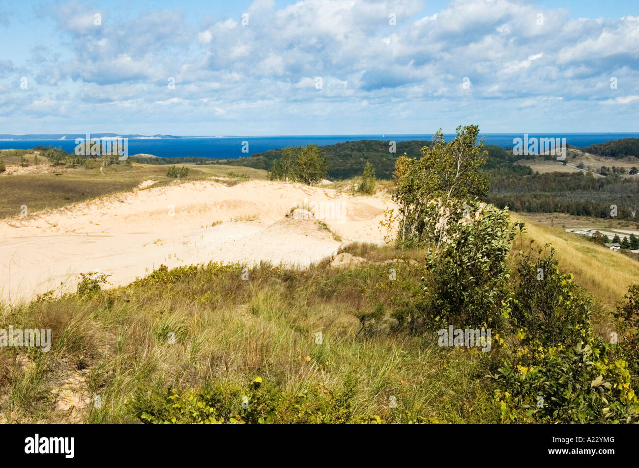 Sleepy Bear Sand Dunes National Park Michigan USA Stock Photo - Alamy