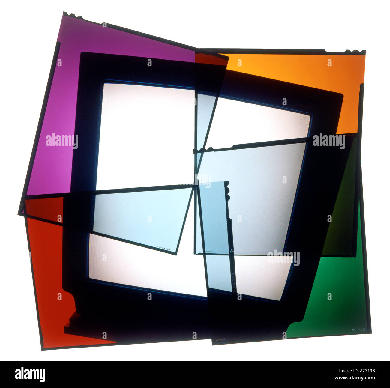 Still life with set square Cut Out Stock Images & Pictures - Alamy