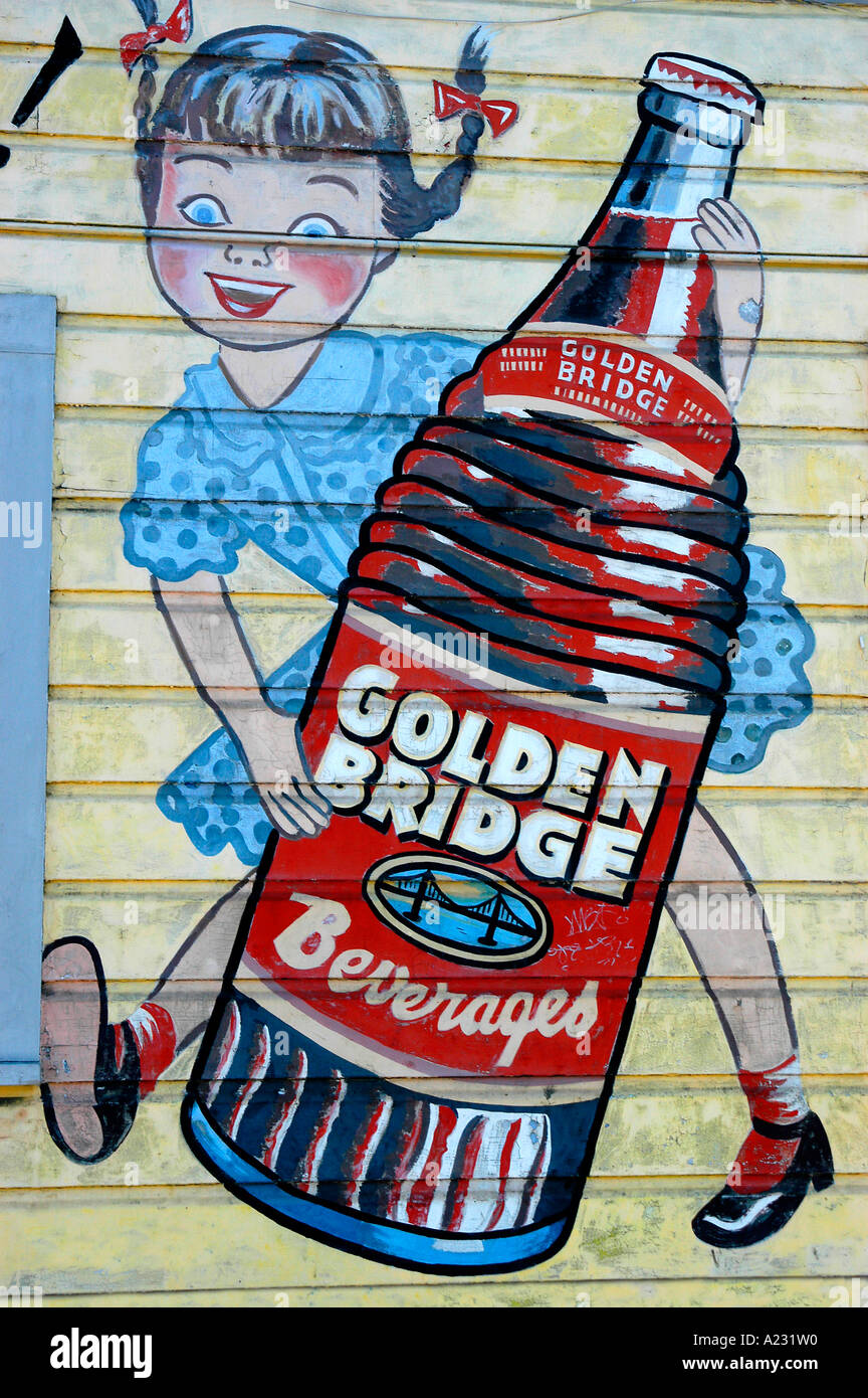 Old fashioned beverage sign hi-res stock photography and images - Alamy