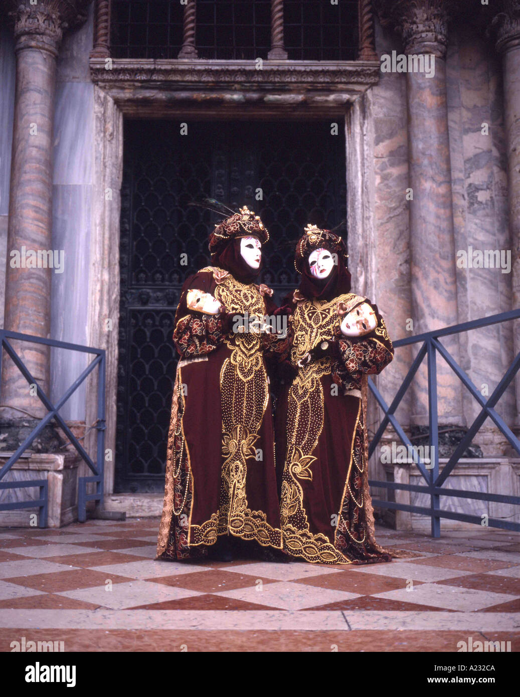 Carnival characters St Marks Square Venice carnival Italy Stock Photo ...