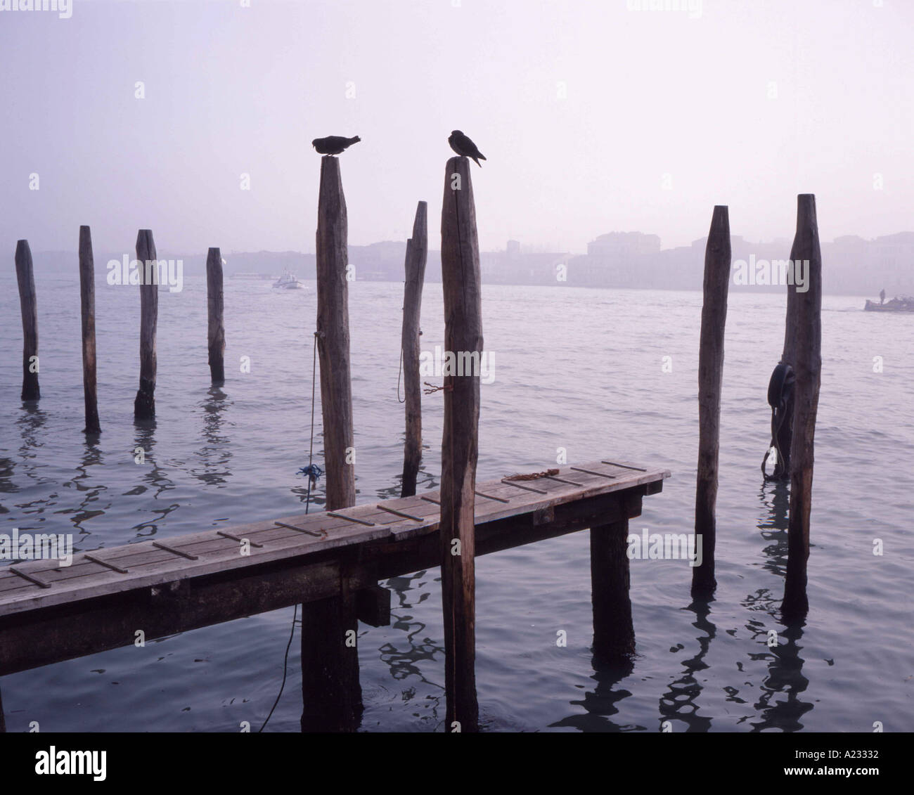 Atmospheric jetty walkway hi-res stock photography and images - Alamy