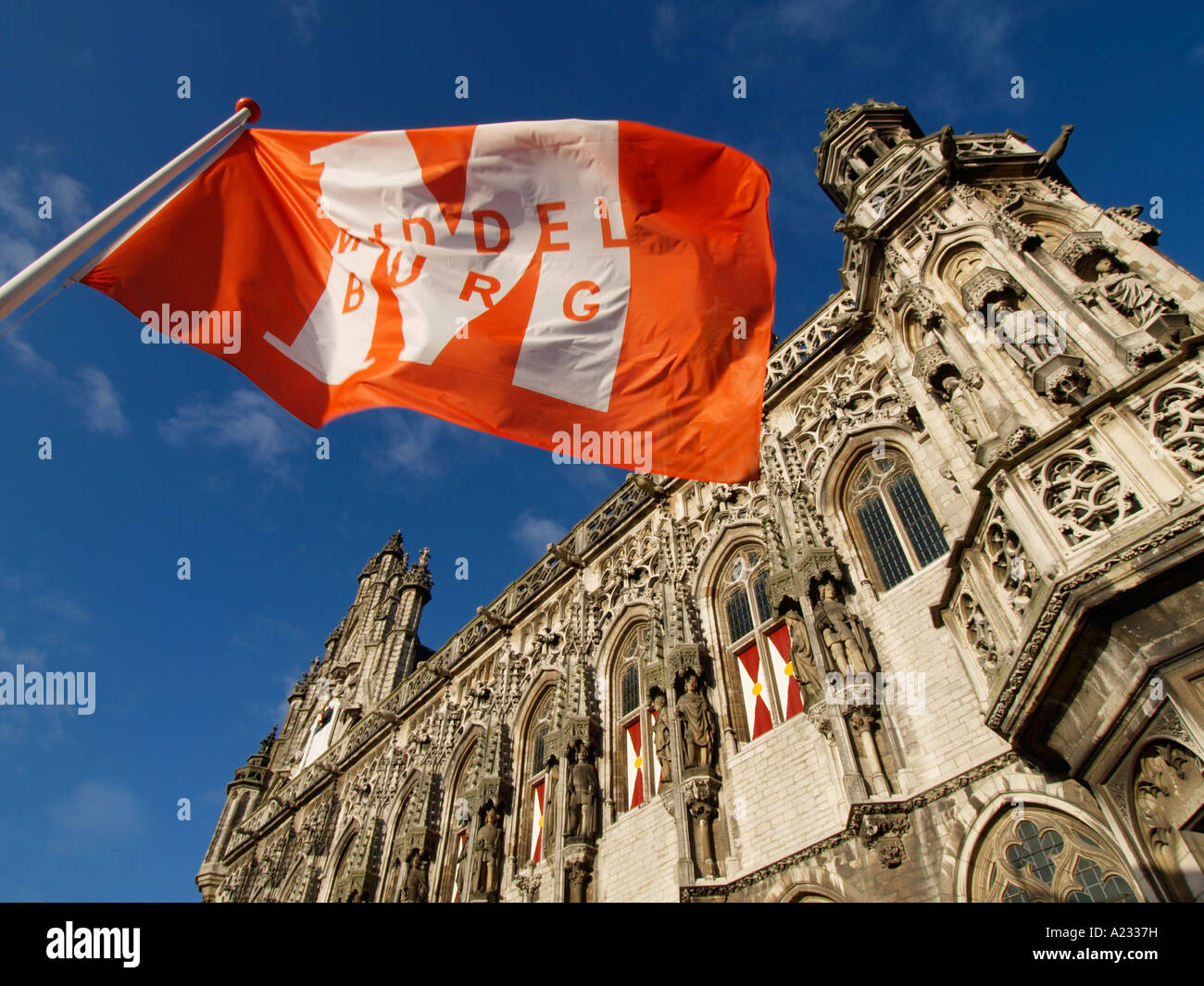 Netherlands zeeland middelburg flag hi-res stock photography and images ...