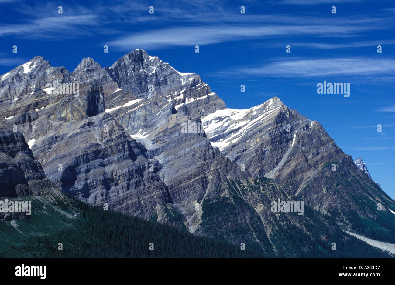 Mount Patterson Banff National Park Stock Photo - Alamy