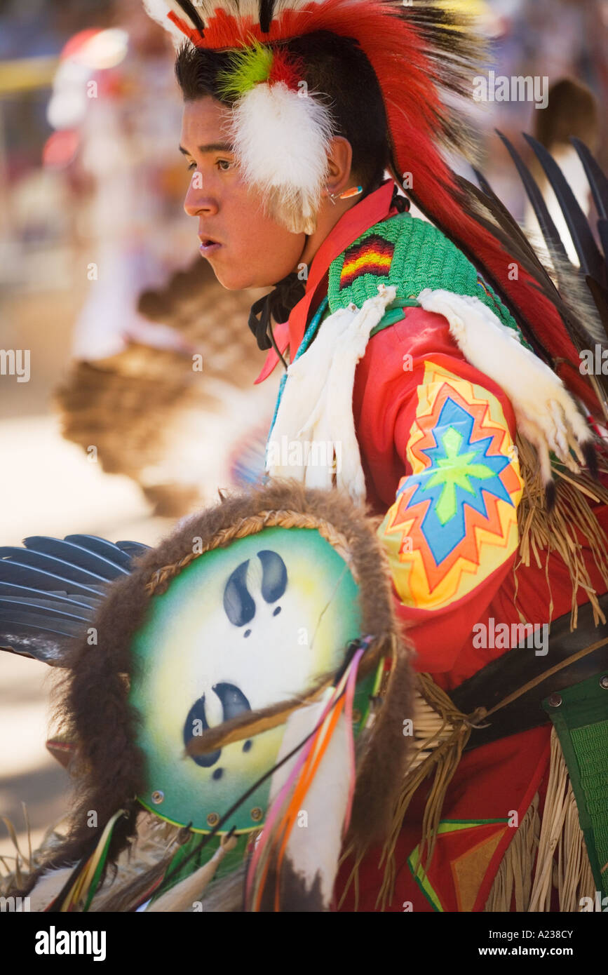 Traditional Male Dancer Chumash Inter Tribal Powwow Santa Ynez Valley ...