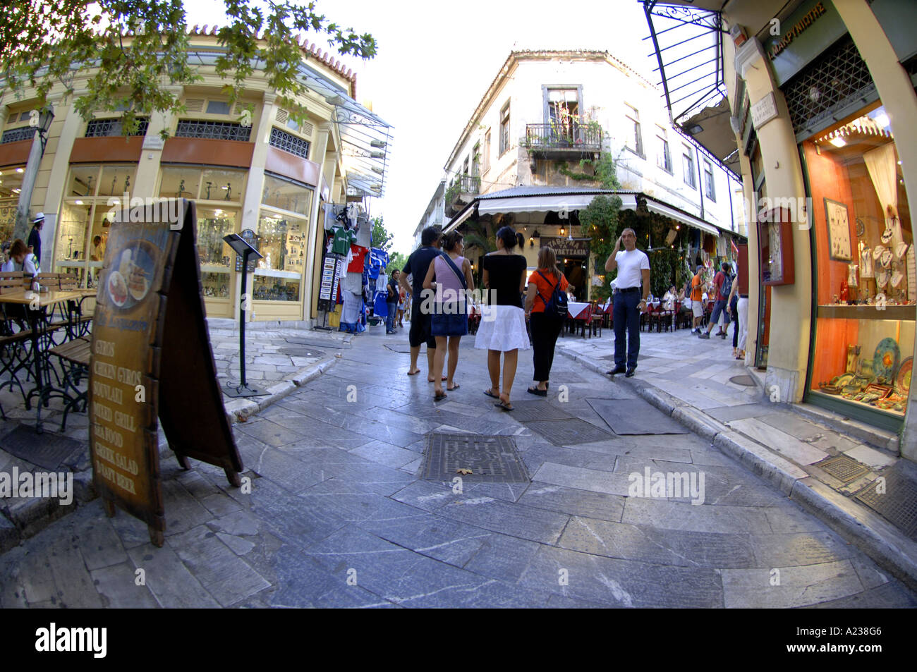 street athens greek greece capital city day daylight colour color ...