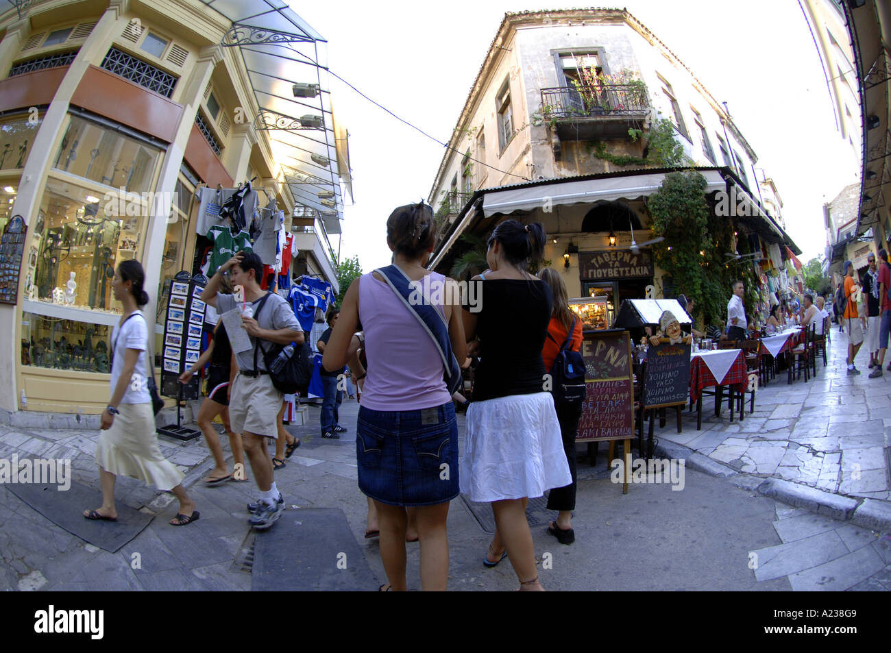 street athens greek greece capital city day daylight colour color ...