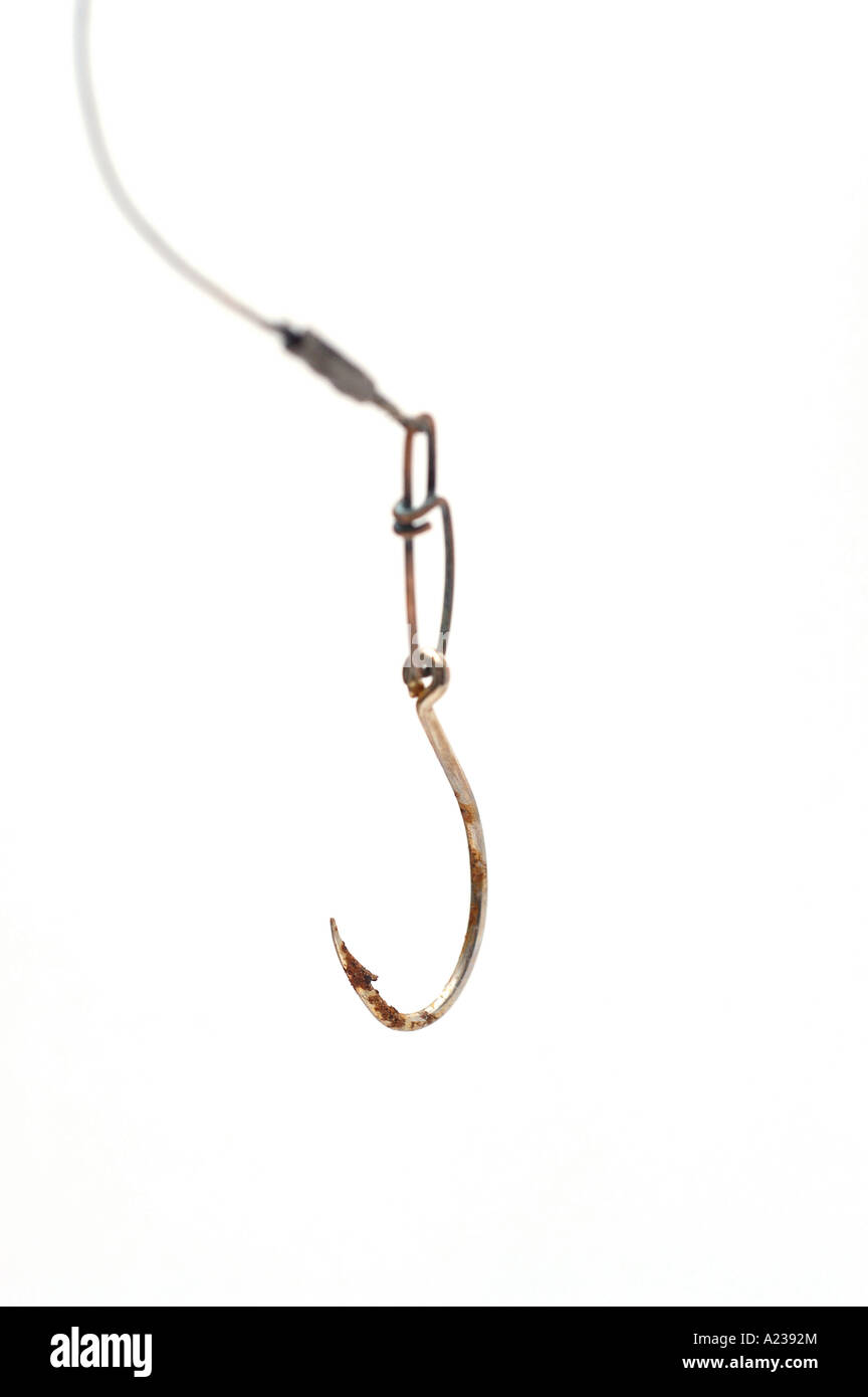 Fishing hook for use Cut Out Stock Images & Pictures - Alamy