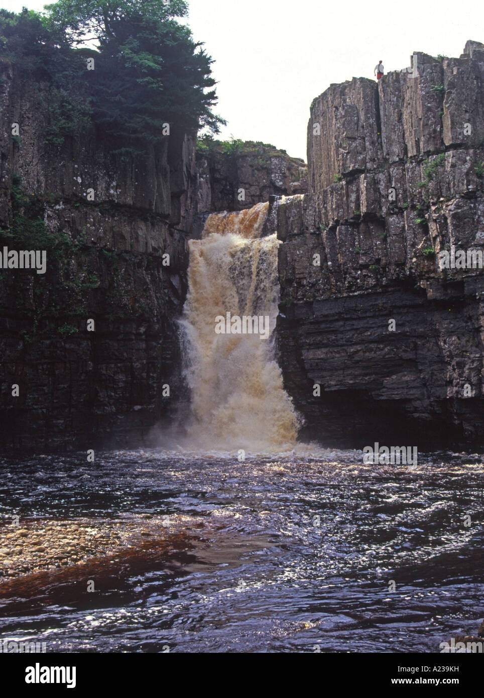 High Force waterfall, County Durham, England Stock Photo - Alamy