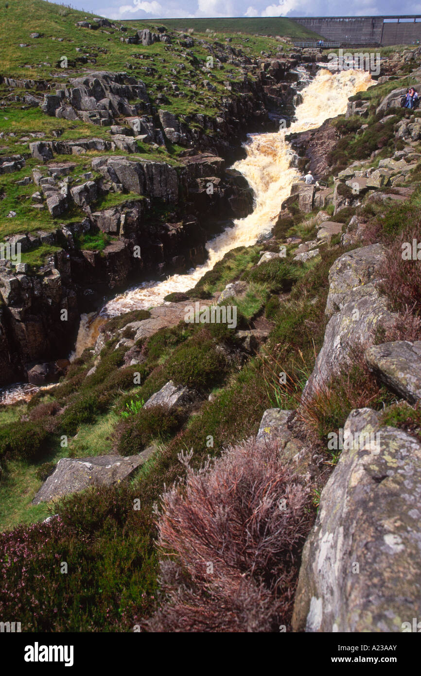Cauldron Snout waterfall, northern Pennines, England Stock Photo - Alamy