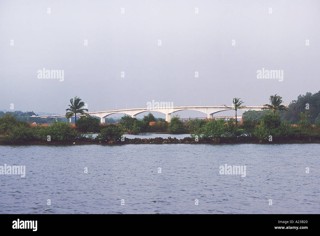 A bridge. Goa, India Stock Photo - Alamy