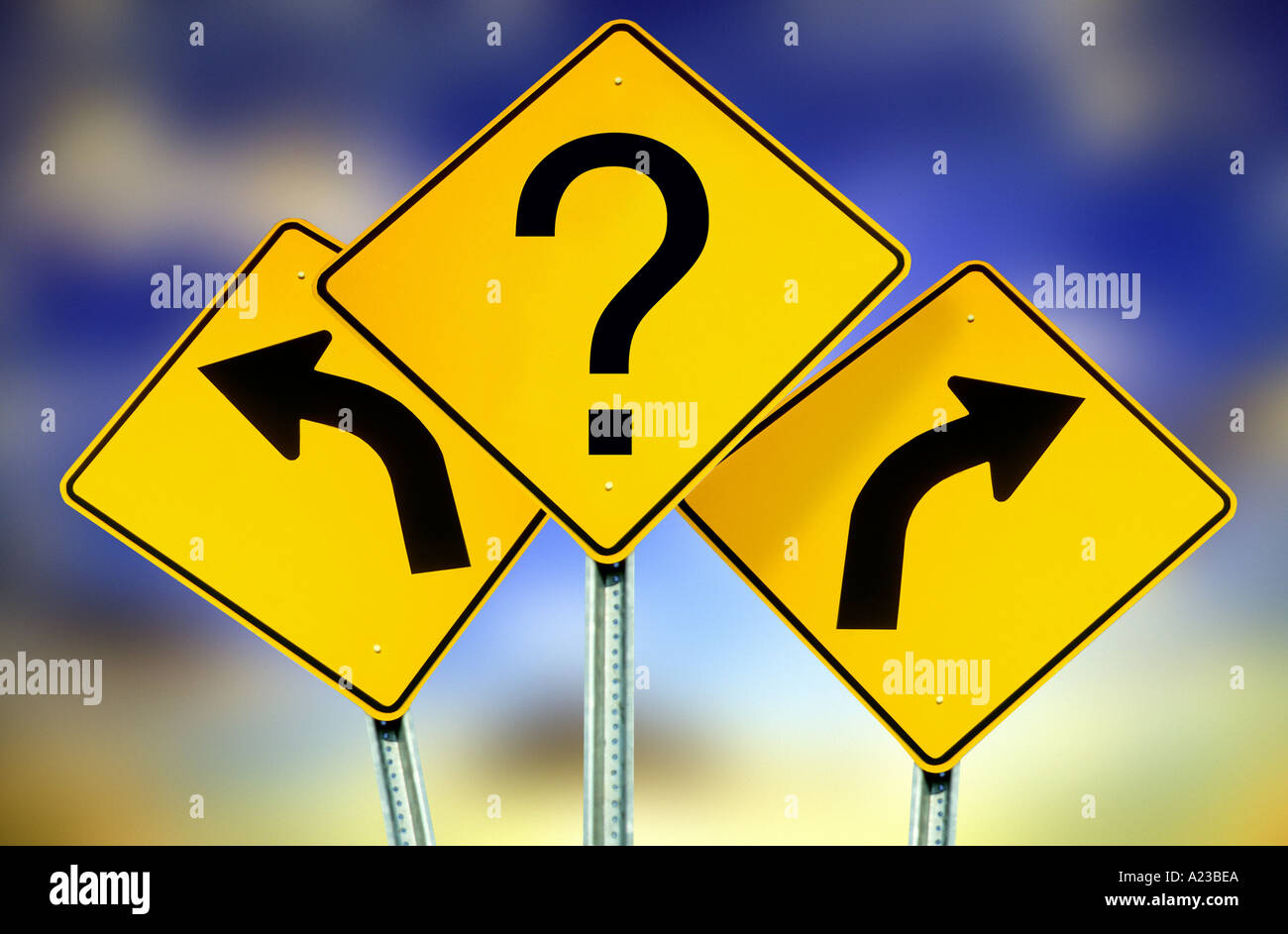directional road signs Stock Photo - Alamy