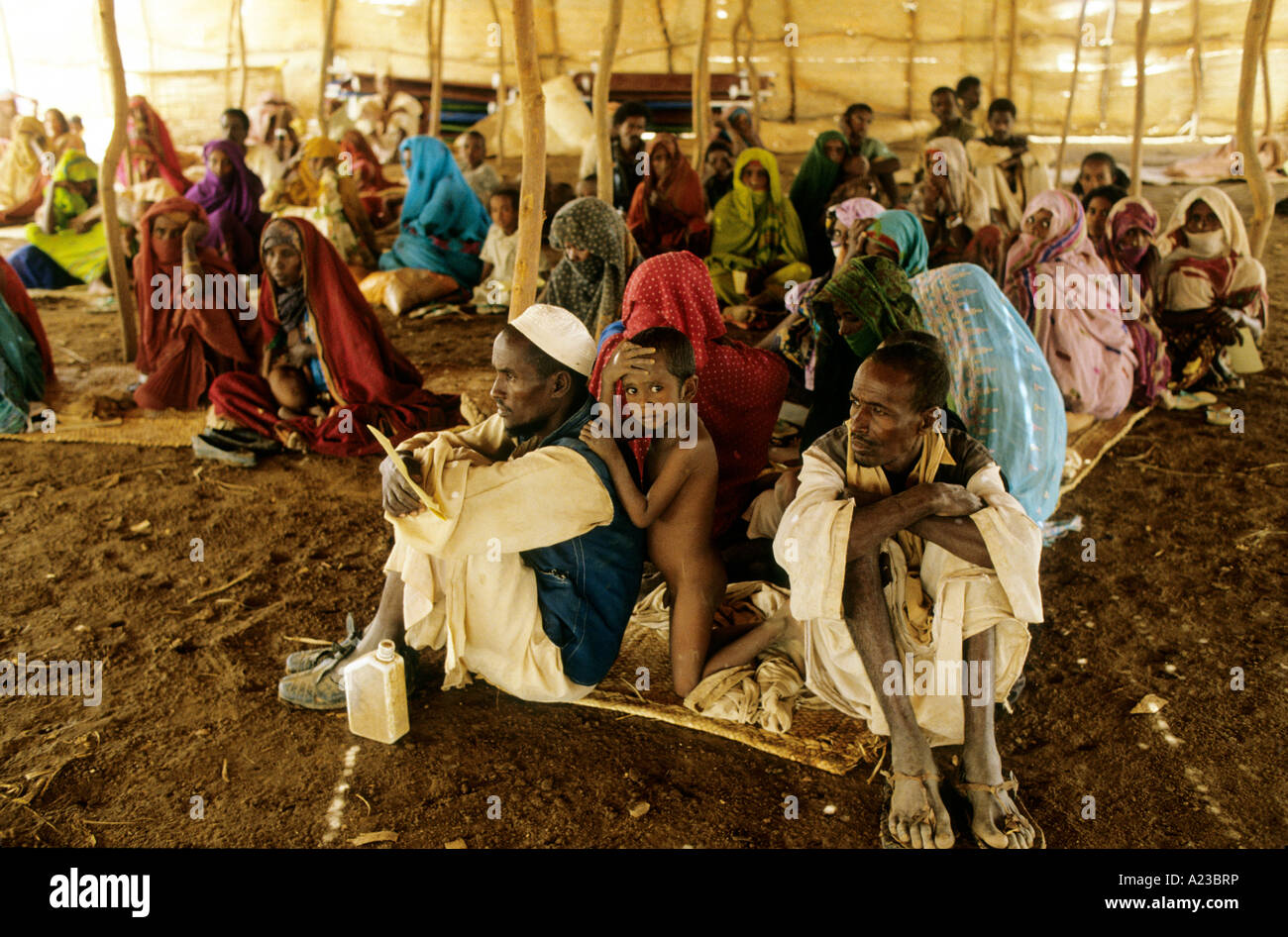 Sudan Famine 1985 Refugee Camp High Resolution Stock Photography and ...