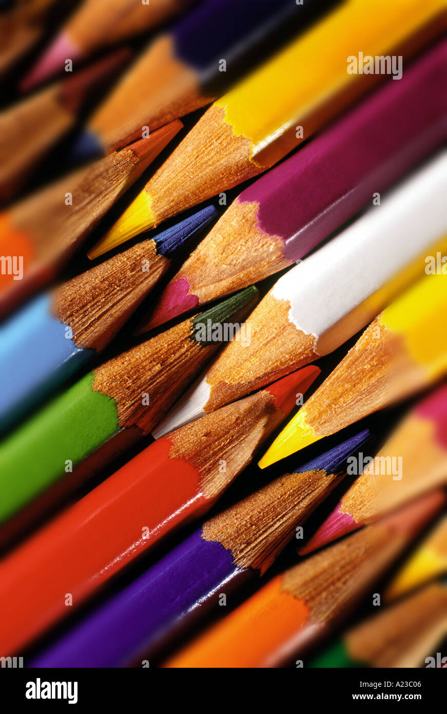colour color pencils Stock Photo - Alamy