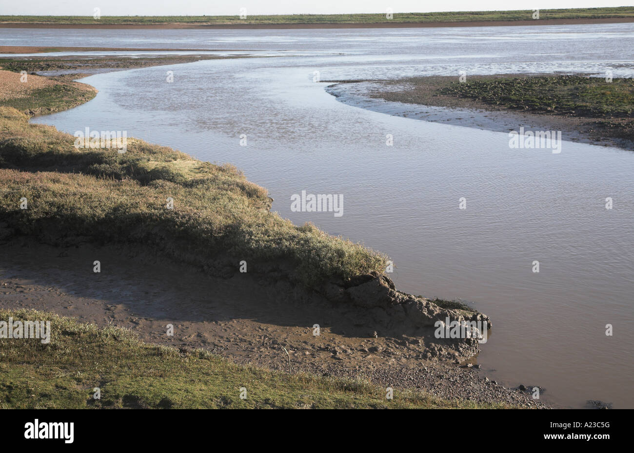 Ness mud low tide estuary hi-res stock photography and images - Alamy
