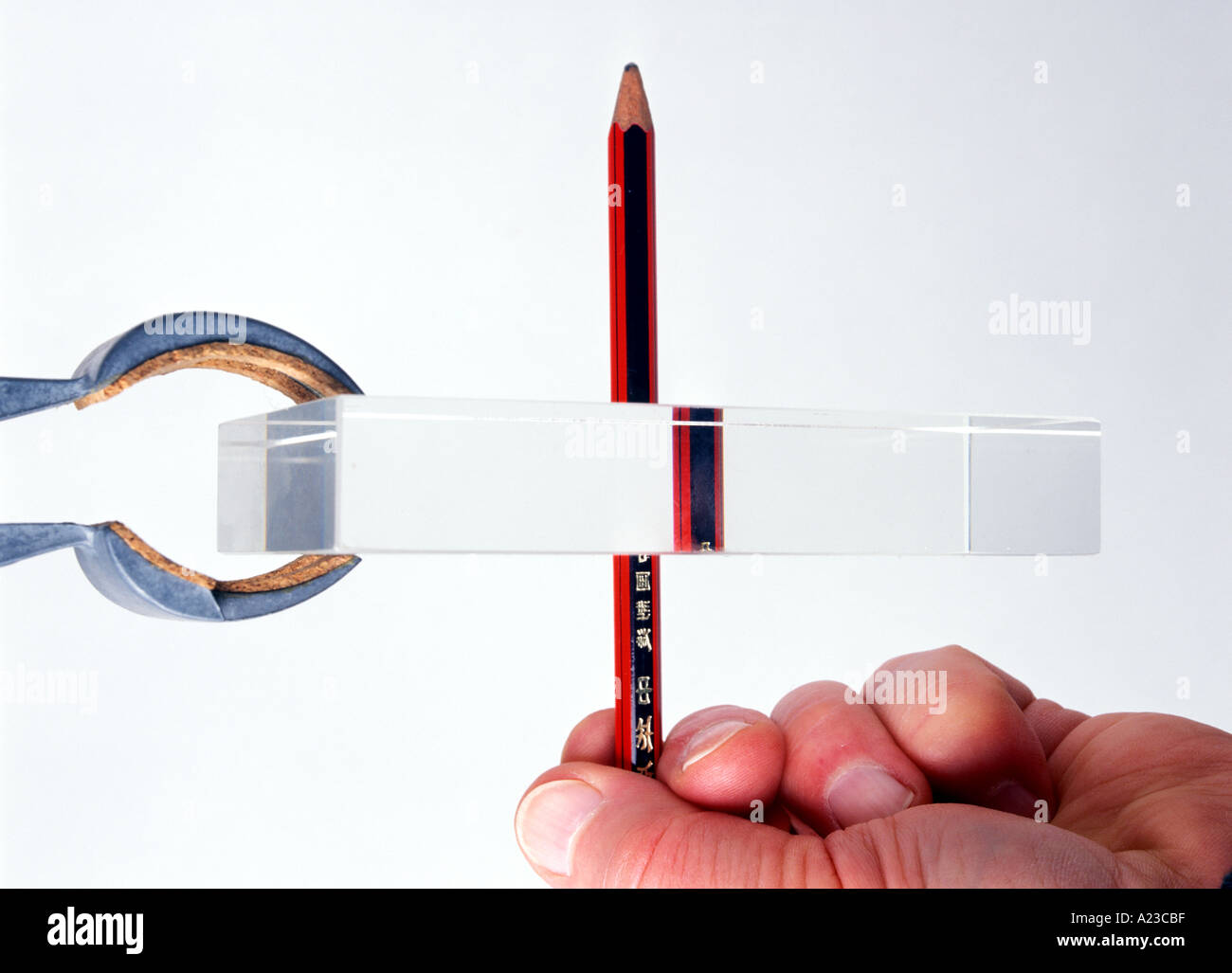 Refraction glass block hi-res stock photography and images - Alamy