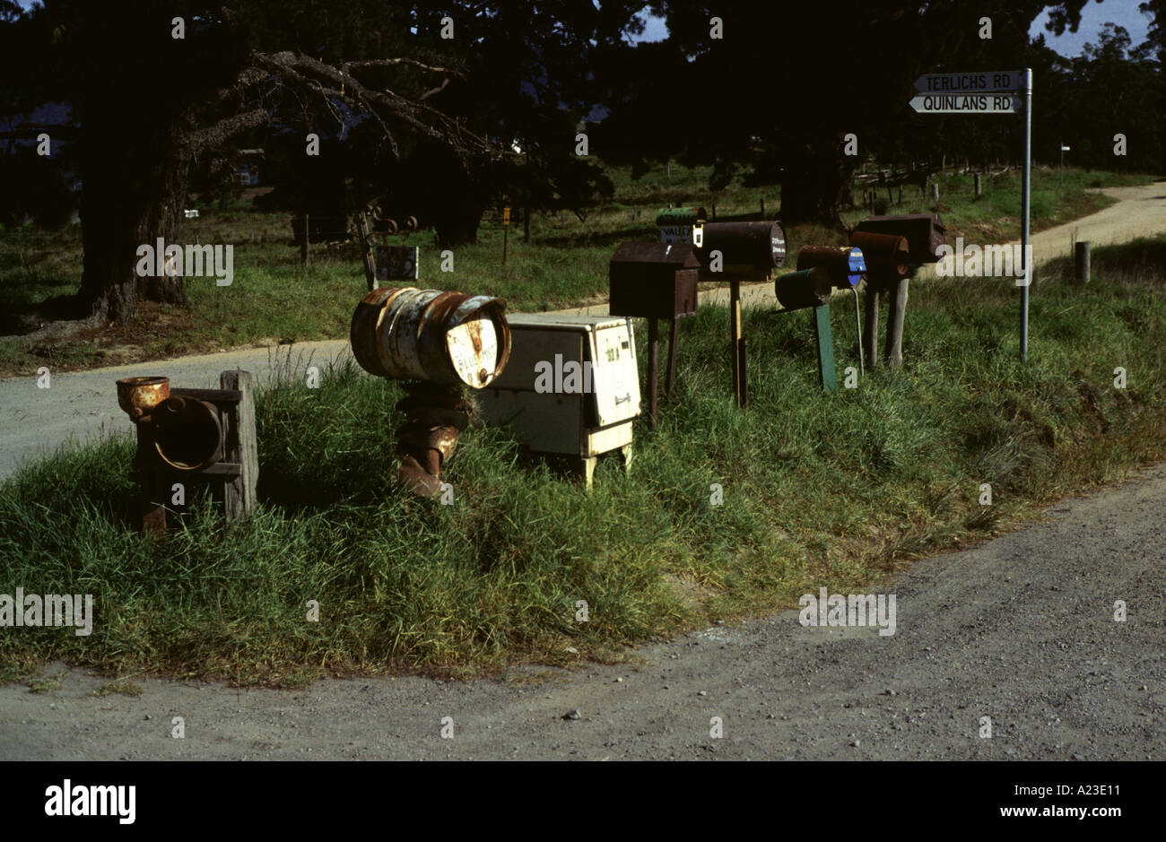Australian mailboxes hi-res stock photography and images - Alamy