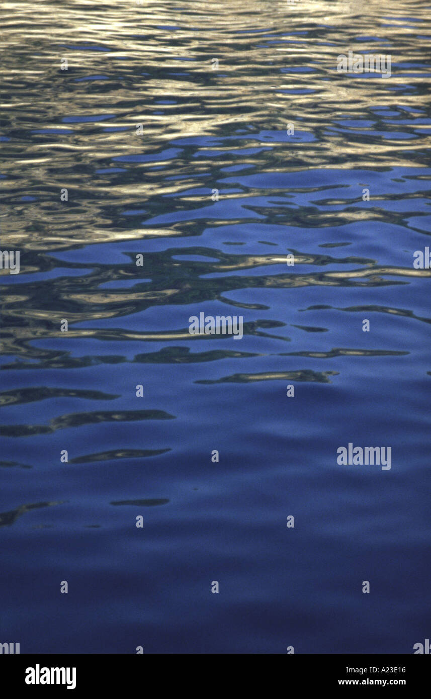 Reflexes on water Stock Photo - Alamy