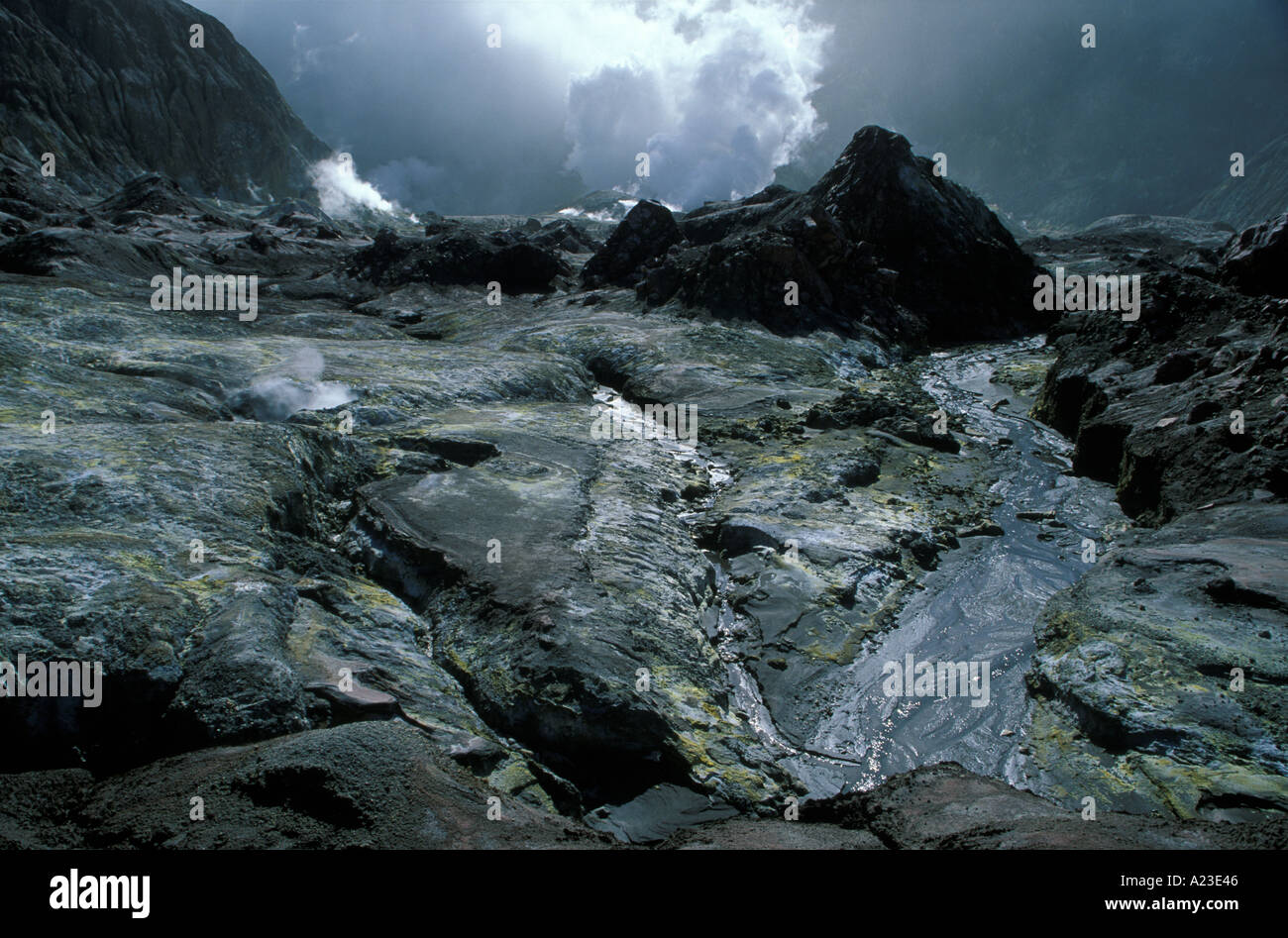 White Island, an Active Marine Volcano, New Zealand Stock Photo - Alamy