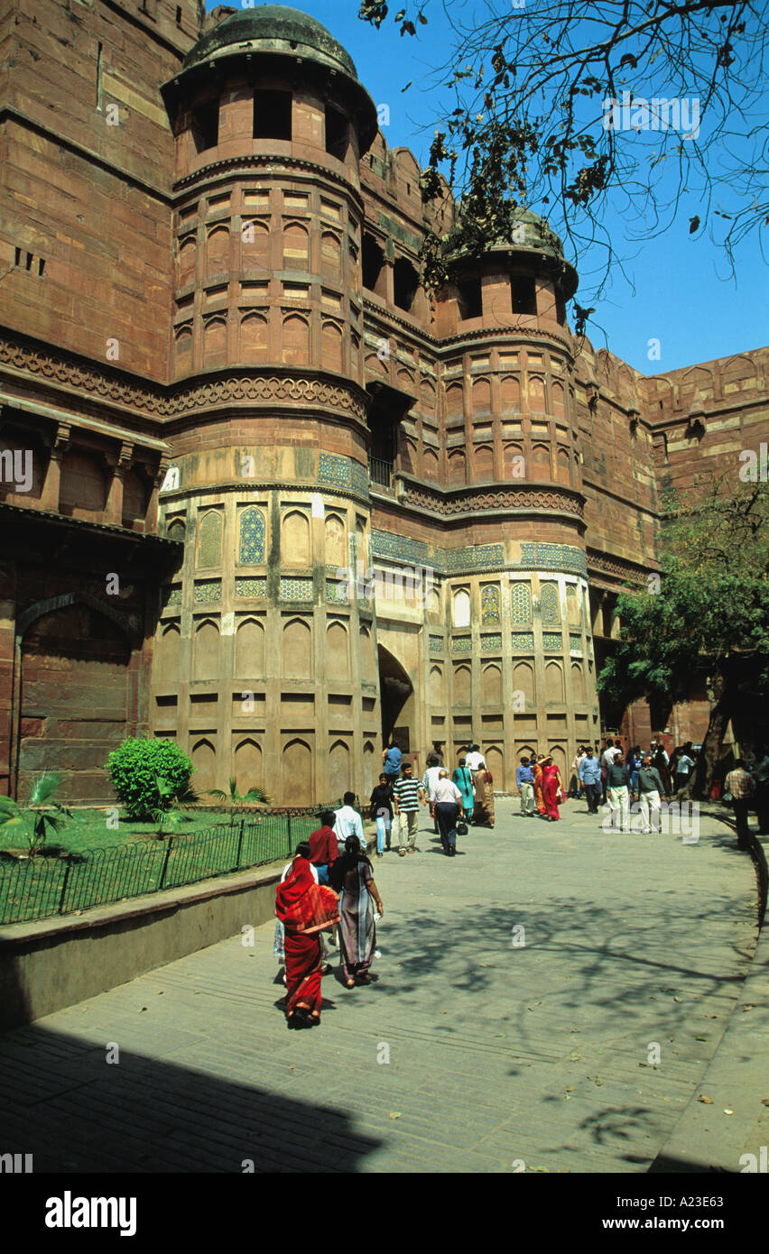 Red Fort Agra India Stock Photo - Alamy
