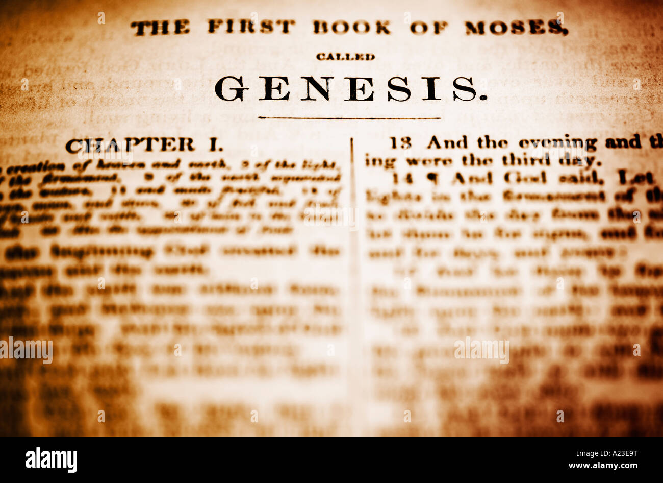 Genesis creation hi-res stock photography and images - Alamy