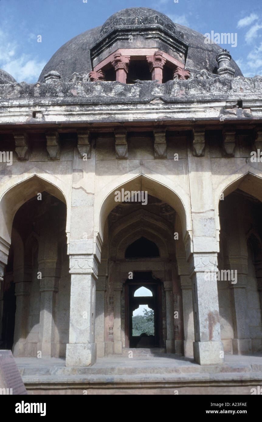 Entrance to the Tomb of Muhammad Shah Sayyid. Lodi gardens. Dated ...