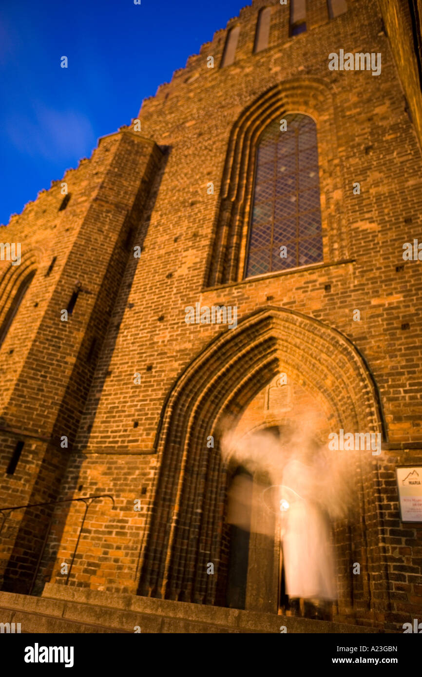 angel walking in the church Stock Photo - Alamy