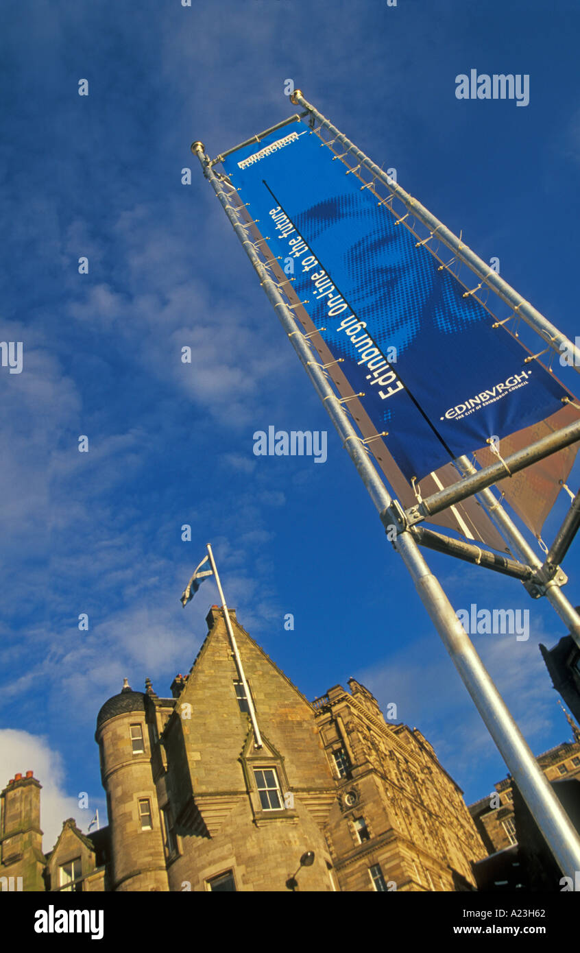Edinburgh gallery banner advertising art and craft exhibitions in ...