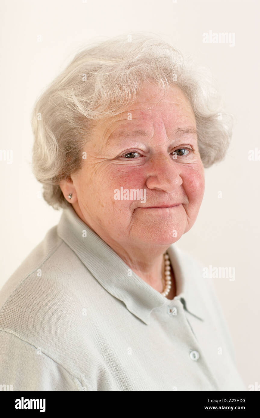portrait of old woman Stock Photo - Alamy