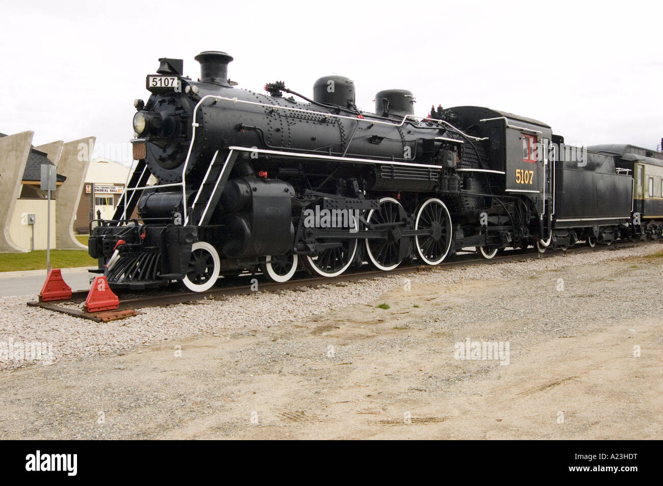 Canadian National Steam Engine # 5107 Stock Photo - Alamy