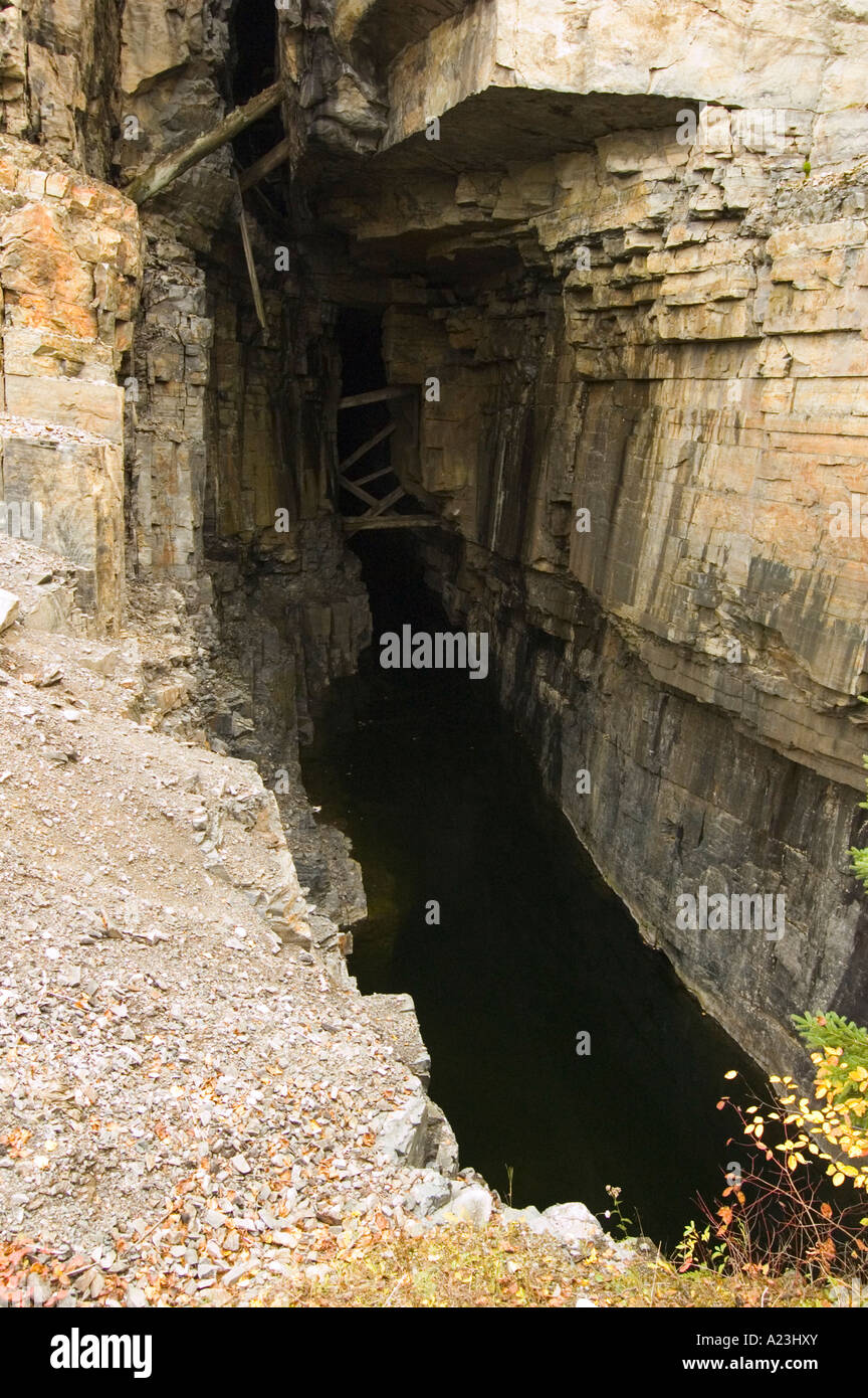 Heritage Silver Trail, Open Silver Mine Stock Photo - Alamy