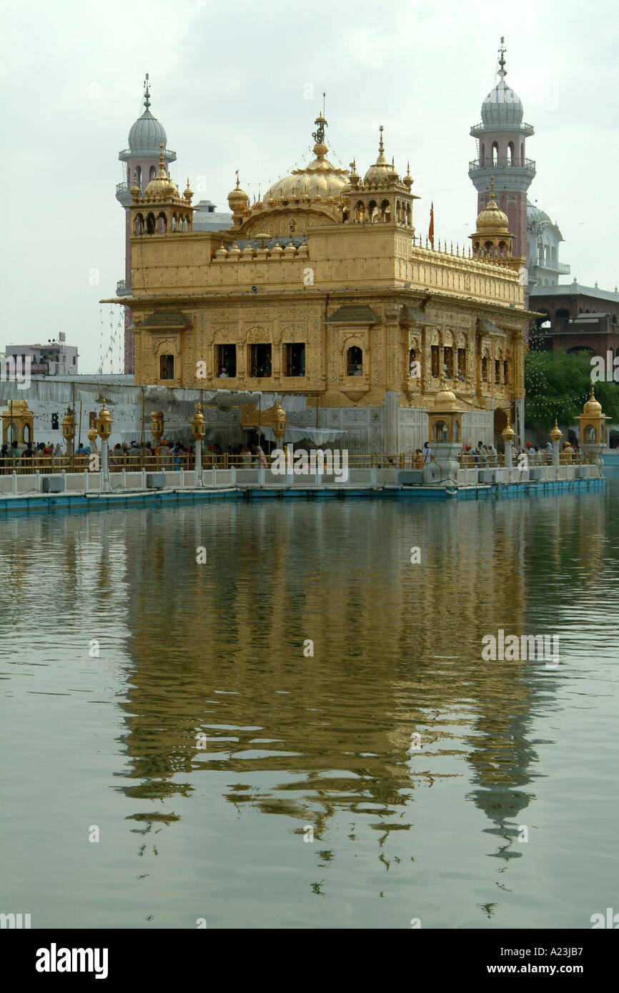 Golden Temple Twin Towers Portrait Stock Photo - Alamy