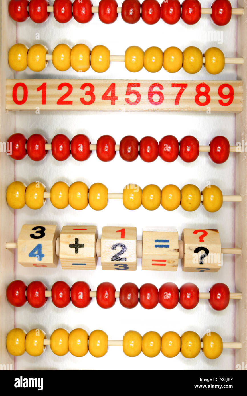 Learning to count add hi-res stock photography and images - Alamy