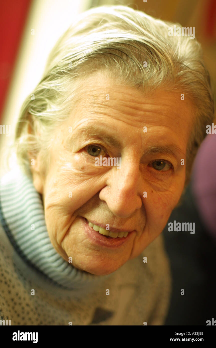 portrait of an old Lady Stock Photo - Alamy