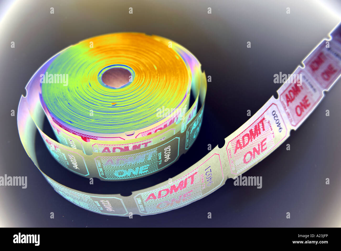 Roll of entry tickets hi-res stock photography and images - Alamy