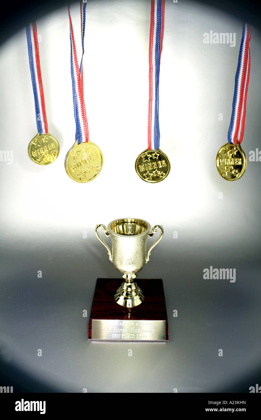 Prize medals won hi-res stock photography and images - Alamy