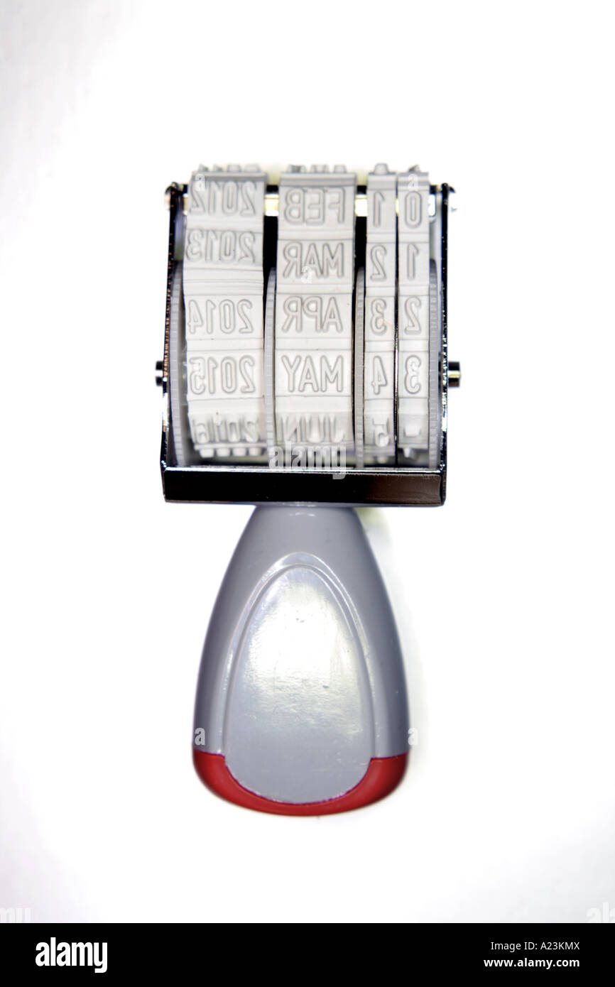 Date stamper hi-res stock photography and images - Alamy