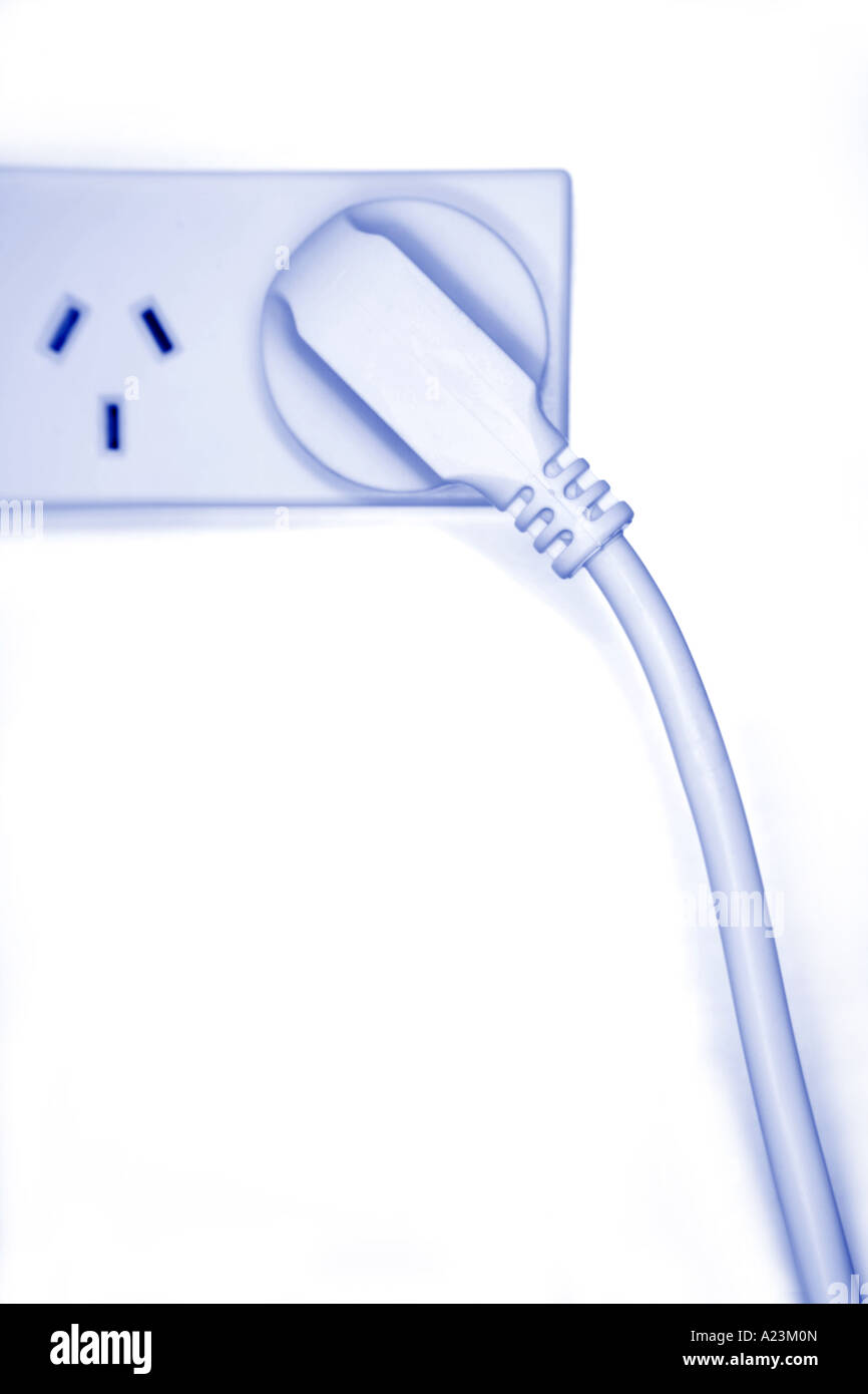 Electrical outlets and plug Stock Photo - Alamy