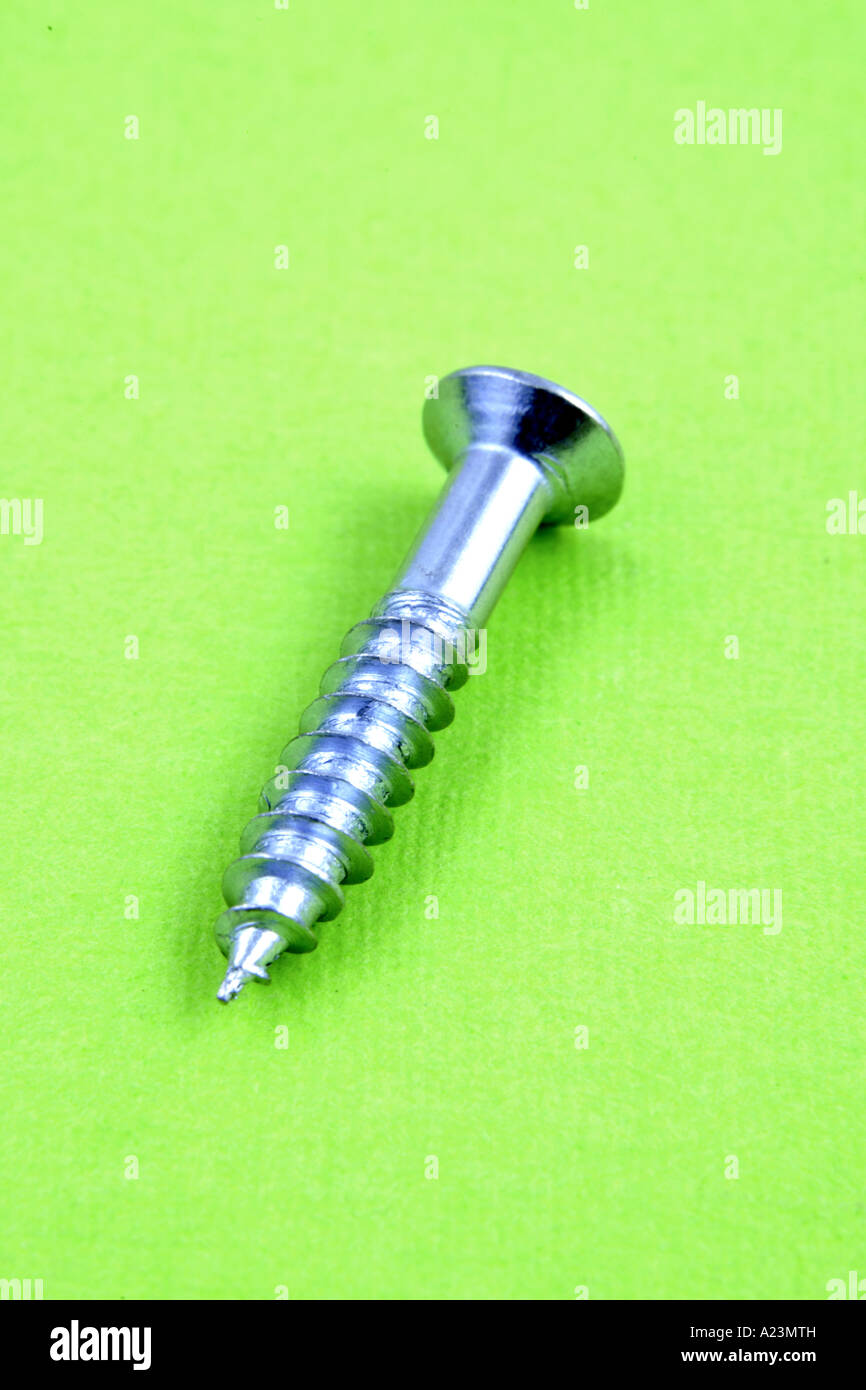 Screw carpentry woodwork fastener hi-res stock photography and images ...