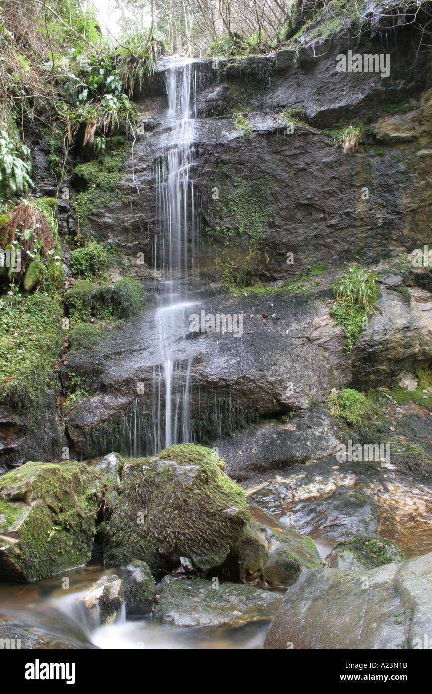 Waterfall at Kelburn Country Park Largs Scotland Stock Photo - Alamy