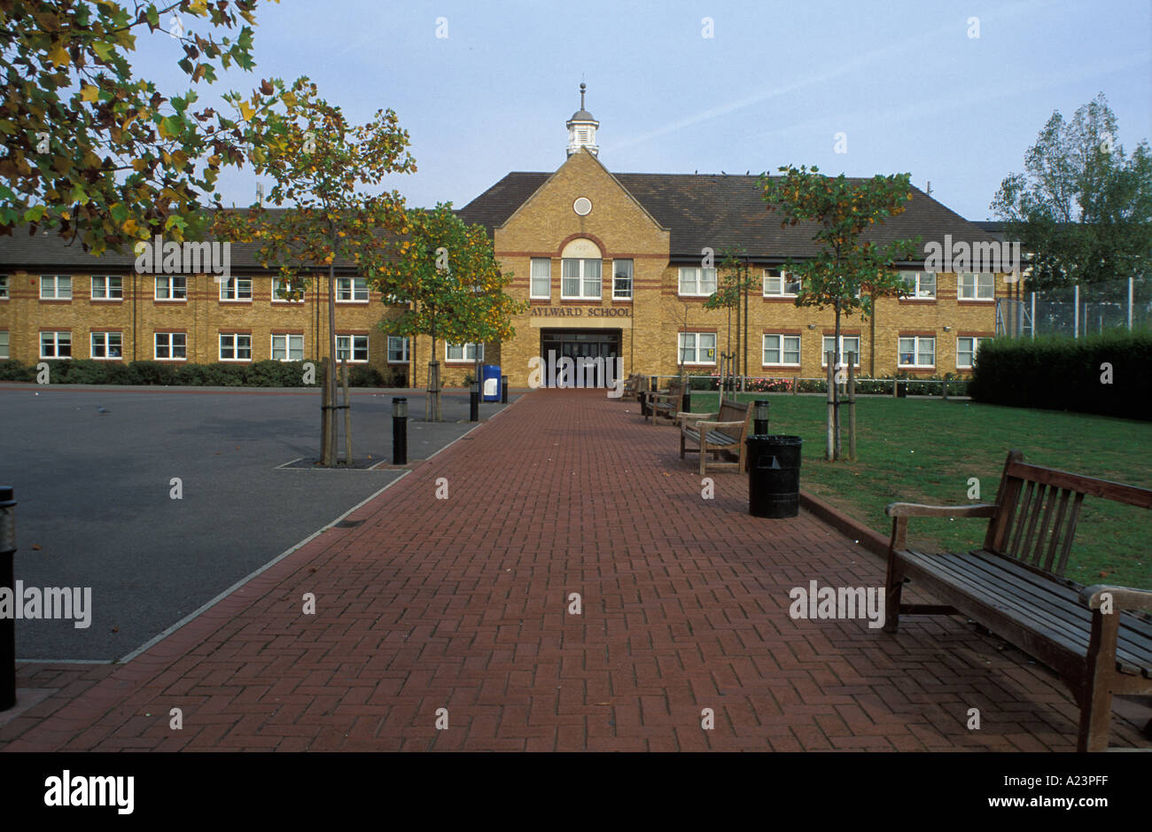 Secondary school in North London Stock Photo - Alamy