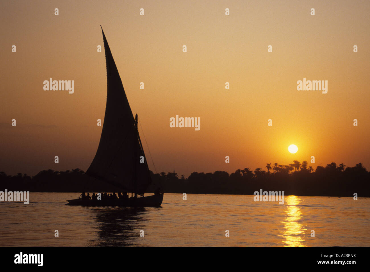 Egypt nile falucca hi-res stock photography and images - Alamy