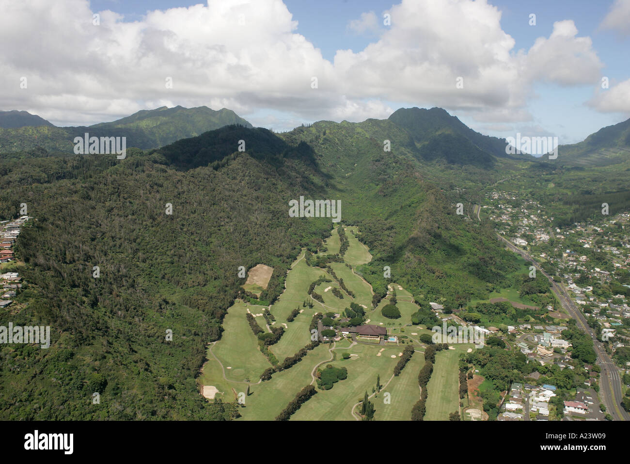 Oahu Country Club Honolulu Oahu Hawaii Stock Photo - Alamy
